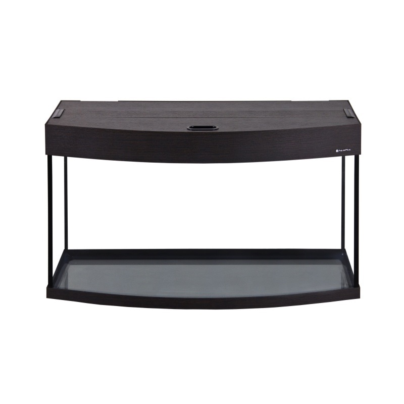 Аквариум AquaPlus LUX LED Ф245 венге (1200х400х610-8) фигурный, 225 л ...