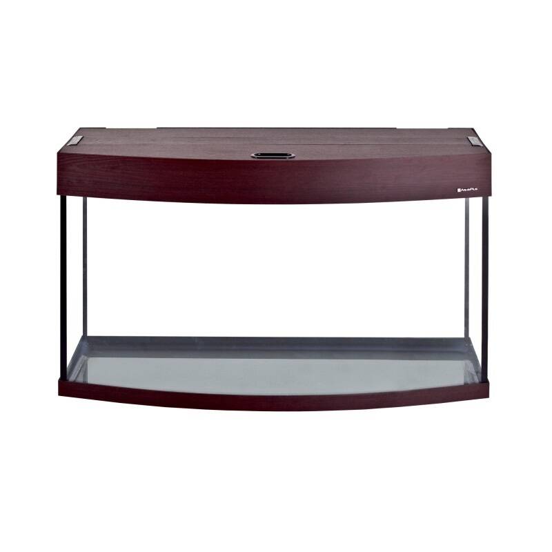 Аквариум AquaPlus LUX LED Ф245 махагон (1200х400х610-8) фигурный, 225 л ...